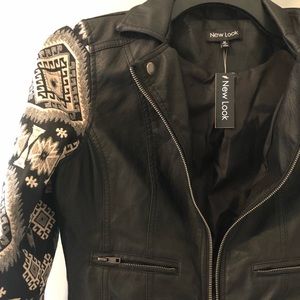 New Look | Jackets & Coats | New Look Black Leather Jacket | Poshmark